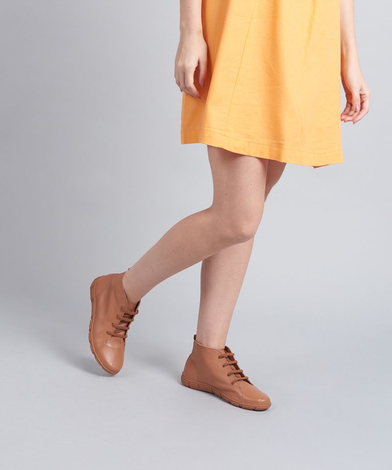 Tenis Frances Cano Medio - Caramelo - Soulier Calçados